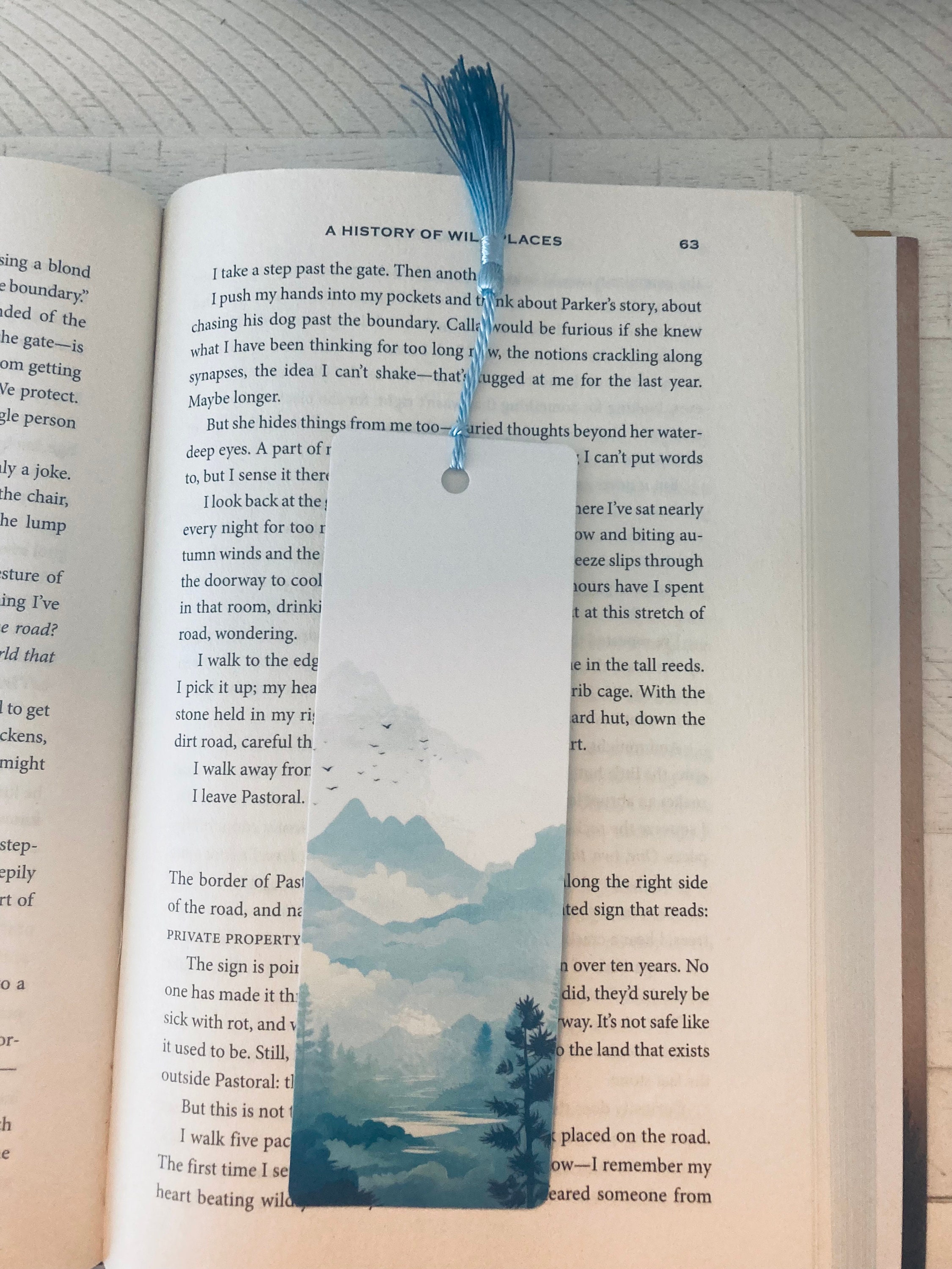 Tranquil Watercolor Landscape Bookmarks - Etsy