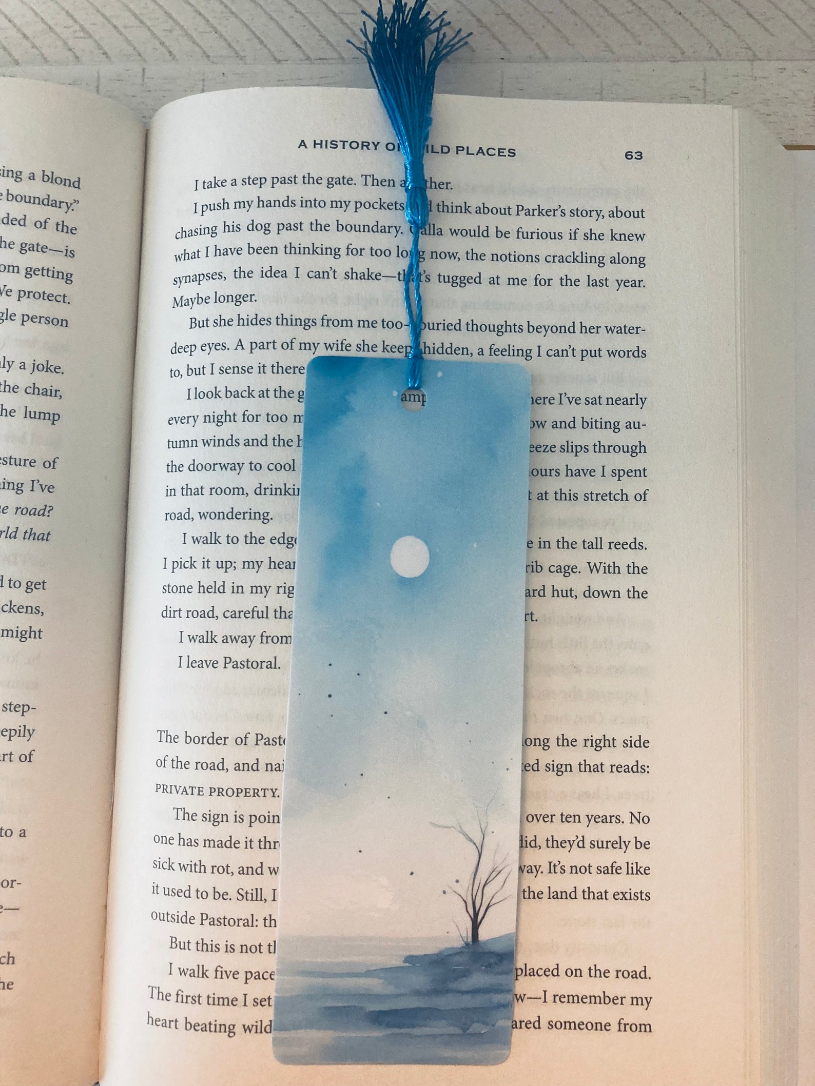 Tranquil Watercolor Landscape Bookmarks - Etsy