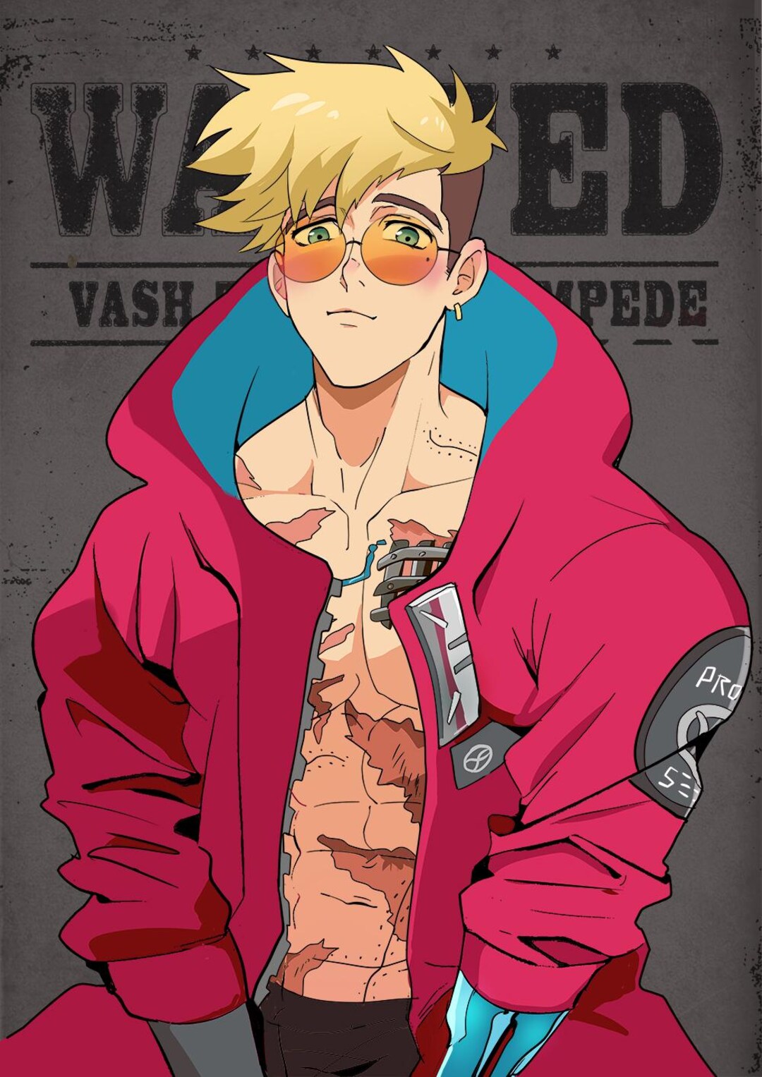 Poster Vash the Stampede Trigun Stampede - Etsy