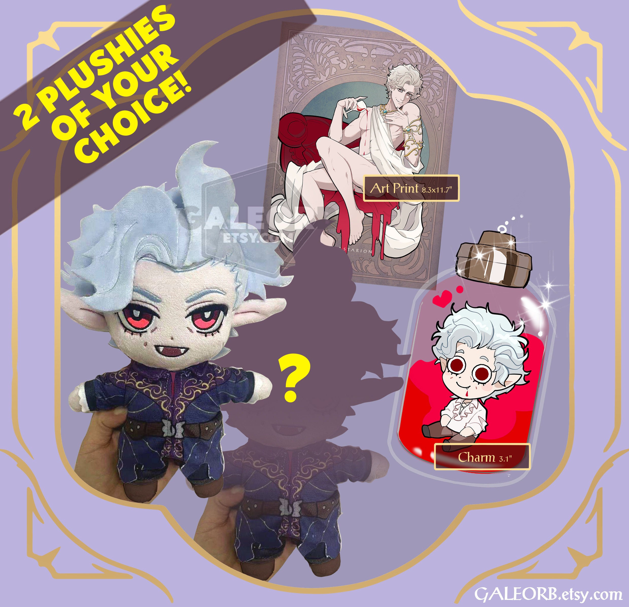 Astarion Bundle Baldur's Gate 3 Plush Armor Clothes - Etsy