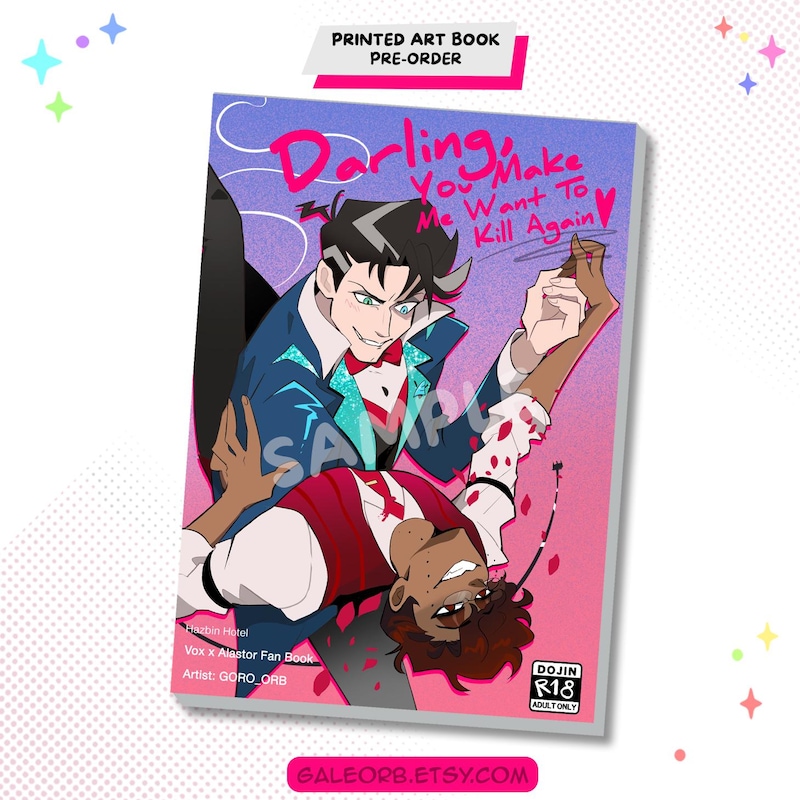 Hazbin Hotel Alastor X Vox - Etsy