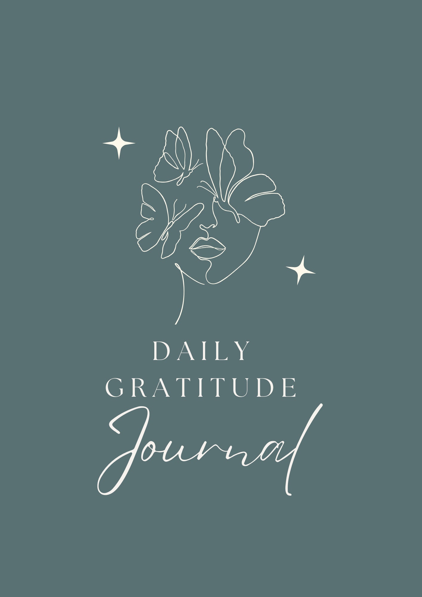 Daily Monthly Gratitude Journal With 3 Page Options - Gratitude Journal ...