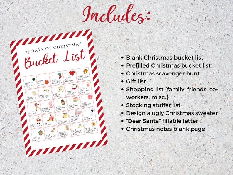 The Ultimate Christmas Bundle - Christmas Printables - Christmas Gift ...