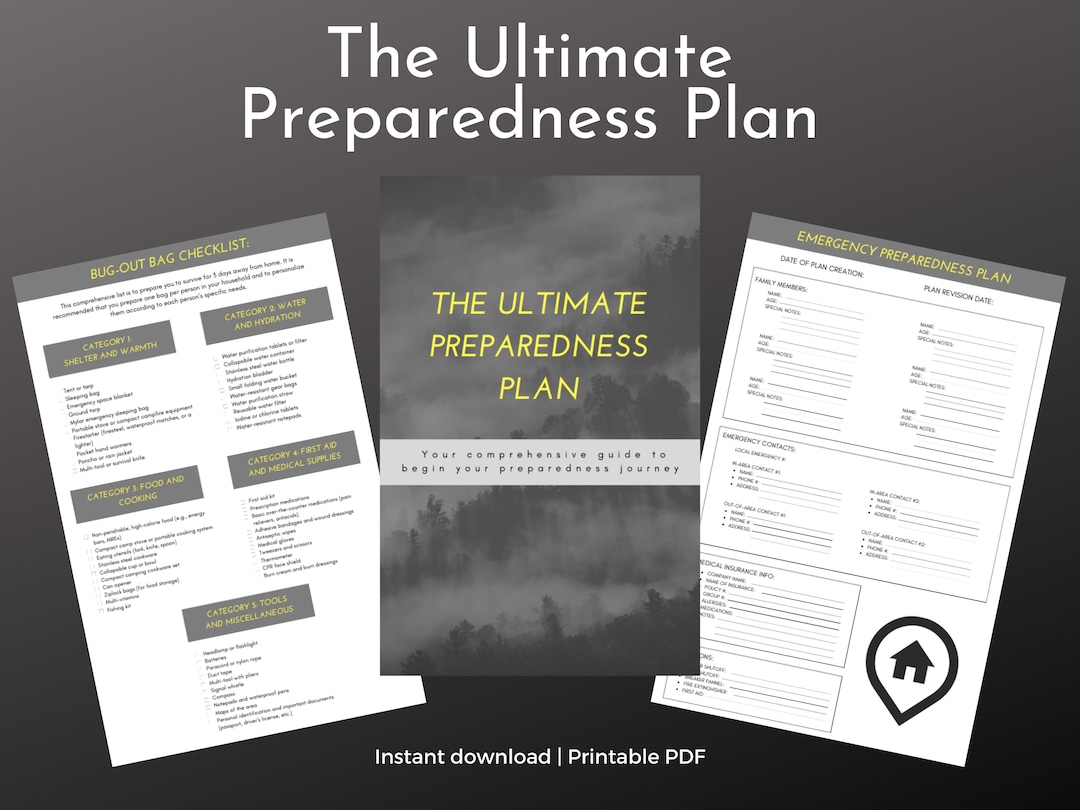 The Ultimate Preparedness Plan - Emergency Plan - Preparedness Guide ...