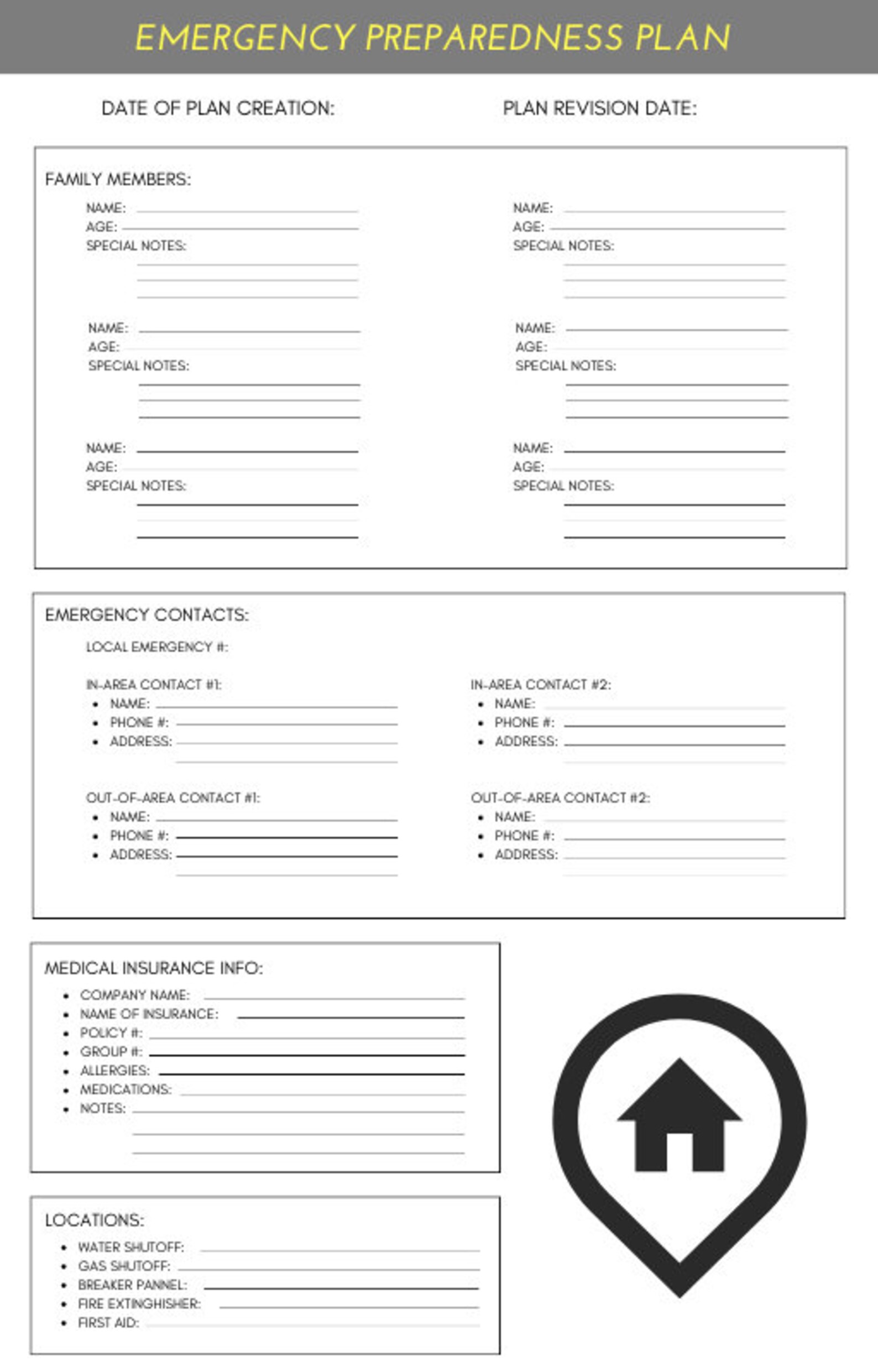 The Ultimate Preparedness Plan Emergency Plan Preparedness Guide Bug ...