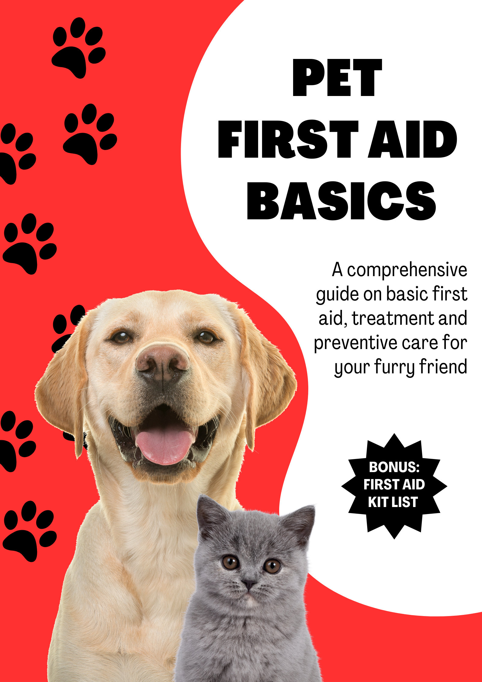 Pet First Aid Ebook - First Aid Basics - First Aid Kit - Pet First Aid ...