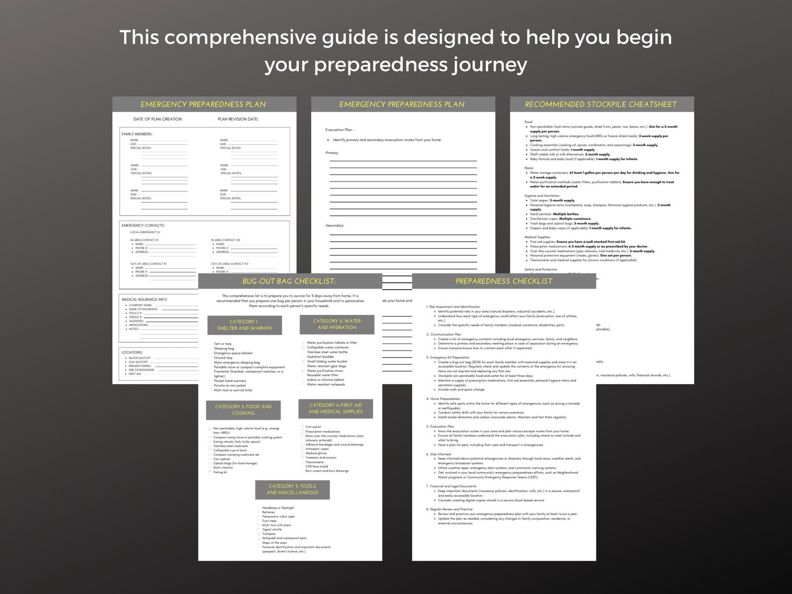 The Ultimate Preparedness Plan - Emergency Plan - Preparedness Guide ...