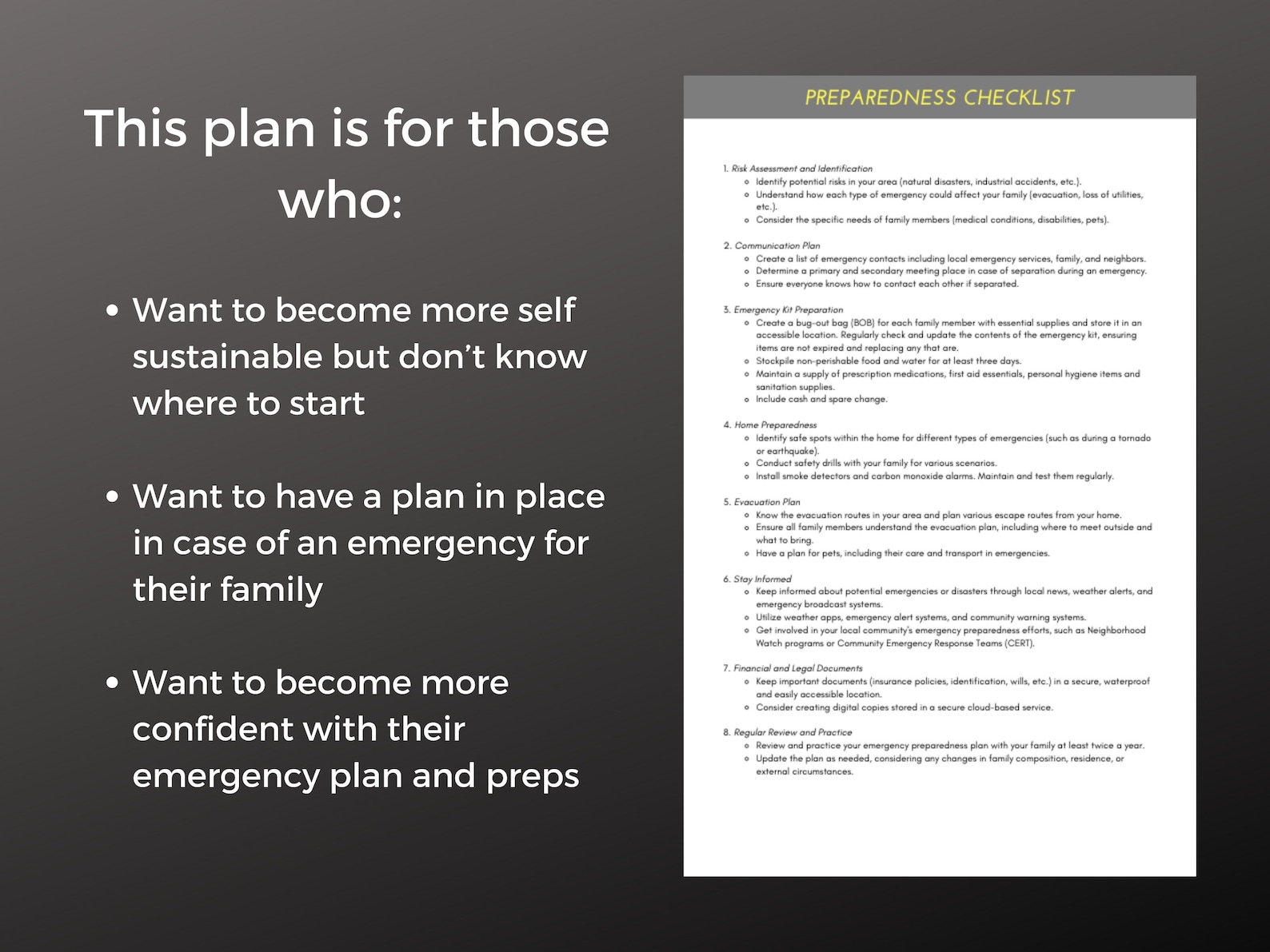 The Ultimate Preparedness Plan - Emergency Plan - Preparedness Guide ...