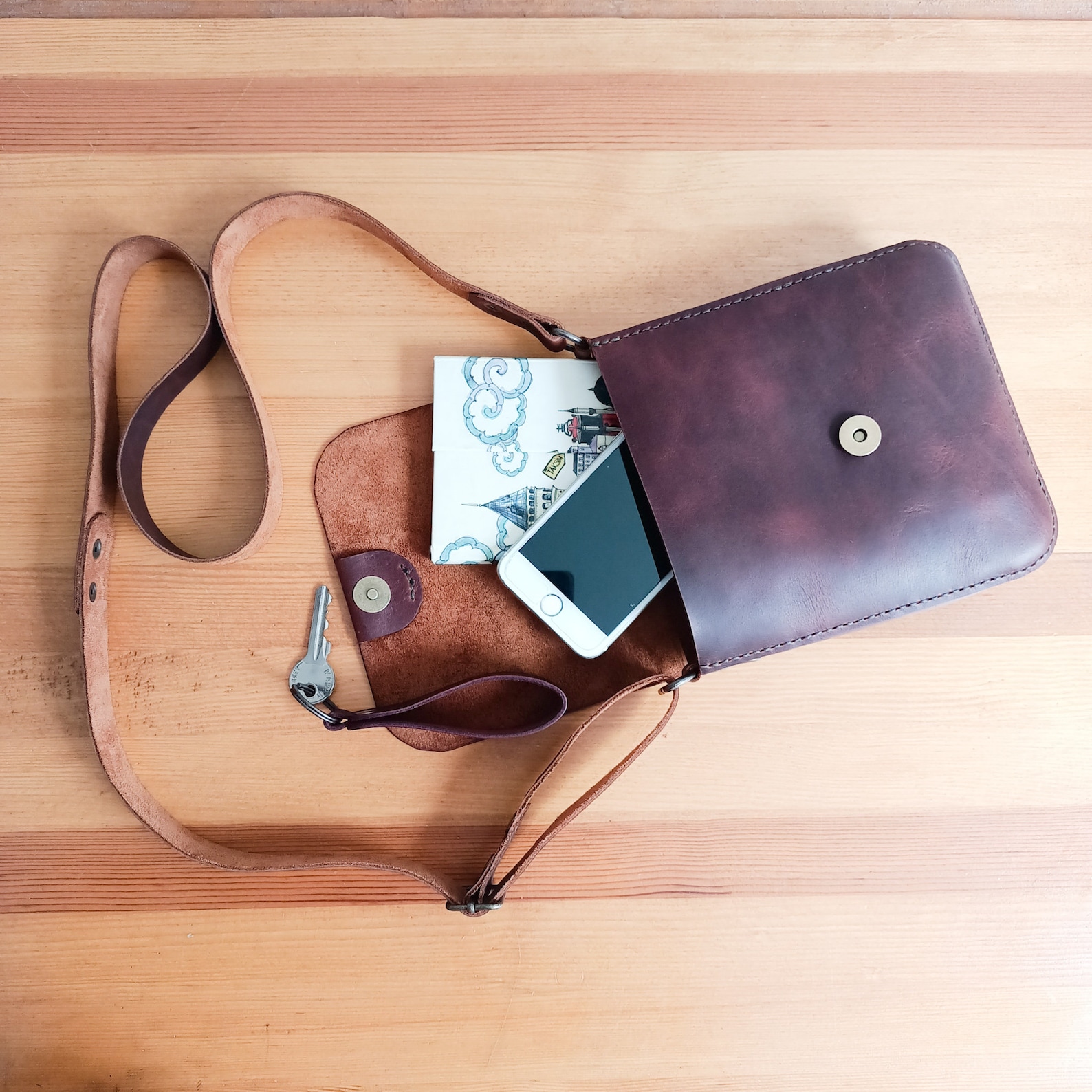 PDF Pattern Small Bag, Template Crossbody Bag, DIY Small Messenger Bag ...