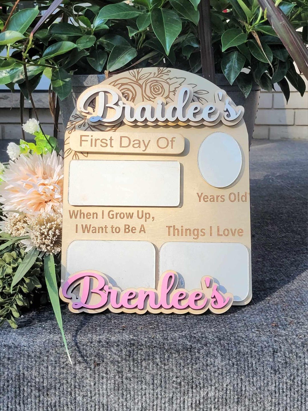 School Milestone Sign SVG: Glowforge Laser Cut File (digital Design) - Etsy