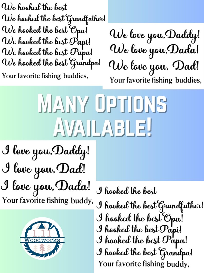 Father's Day Fish Ruler SVG: Personalized Wood Sign Laser Cut File ...