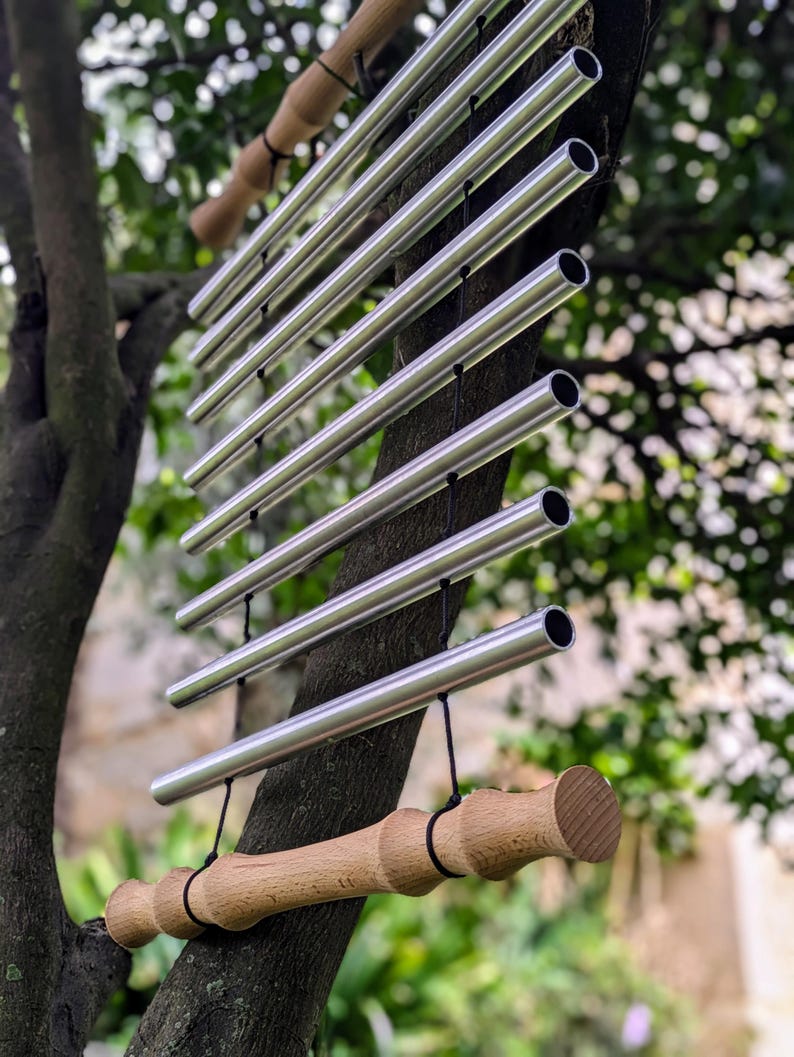 The Lotus Chimes Low C Major Scale Sound Bath Meditative Chimes With ...