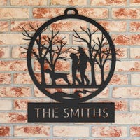 German Shorthaired Pointer GSP Dog Custom Metal Address Sign - Etsy