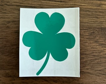 Green Shamrock Sticker Sheet 6 X 8 Sheet 0.5 1 Vinyl Decal Scrapbooking ...