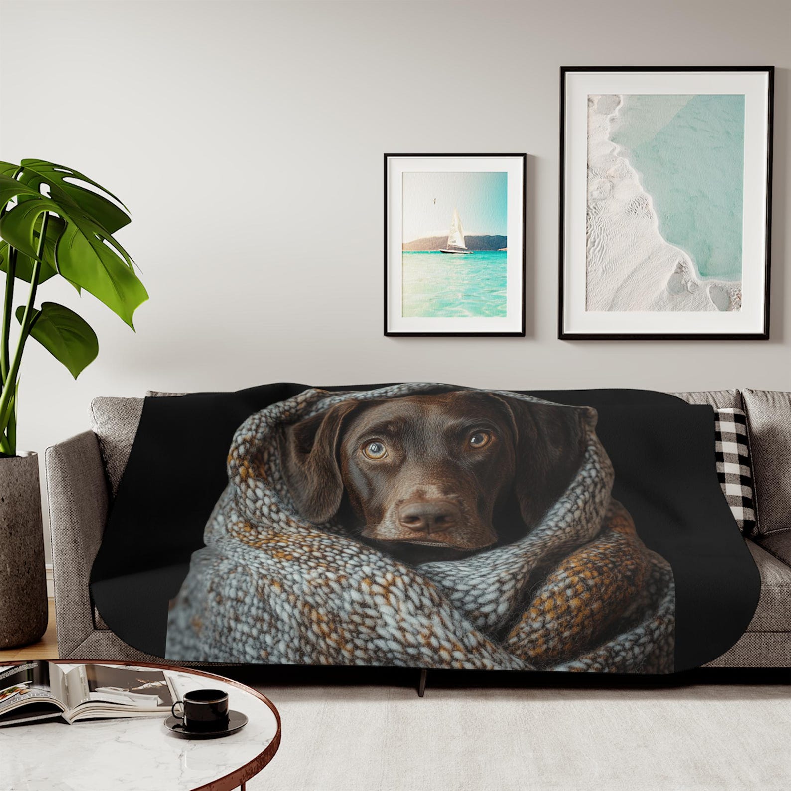 German Shorthaired Pointer GSP Dog Sherpa Blanket - Etsy