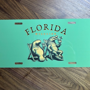 Florida Wildlife Vanity License Plate - Etsy