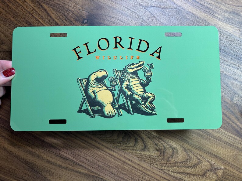Florida Wildlife Vanity License Plate - Etsy
