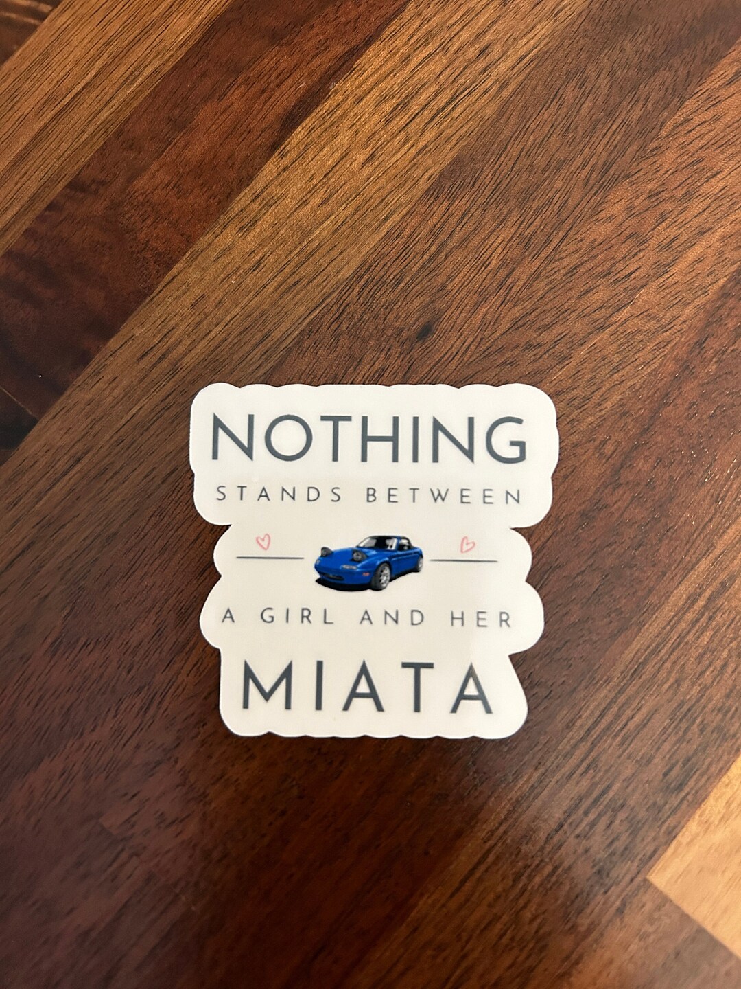 A Girl and Her Miata Laminated Vinyl Stickers - Etsy