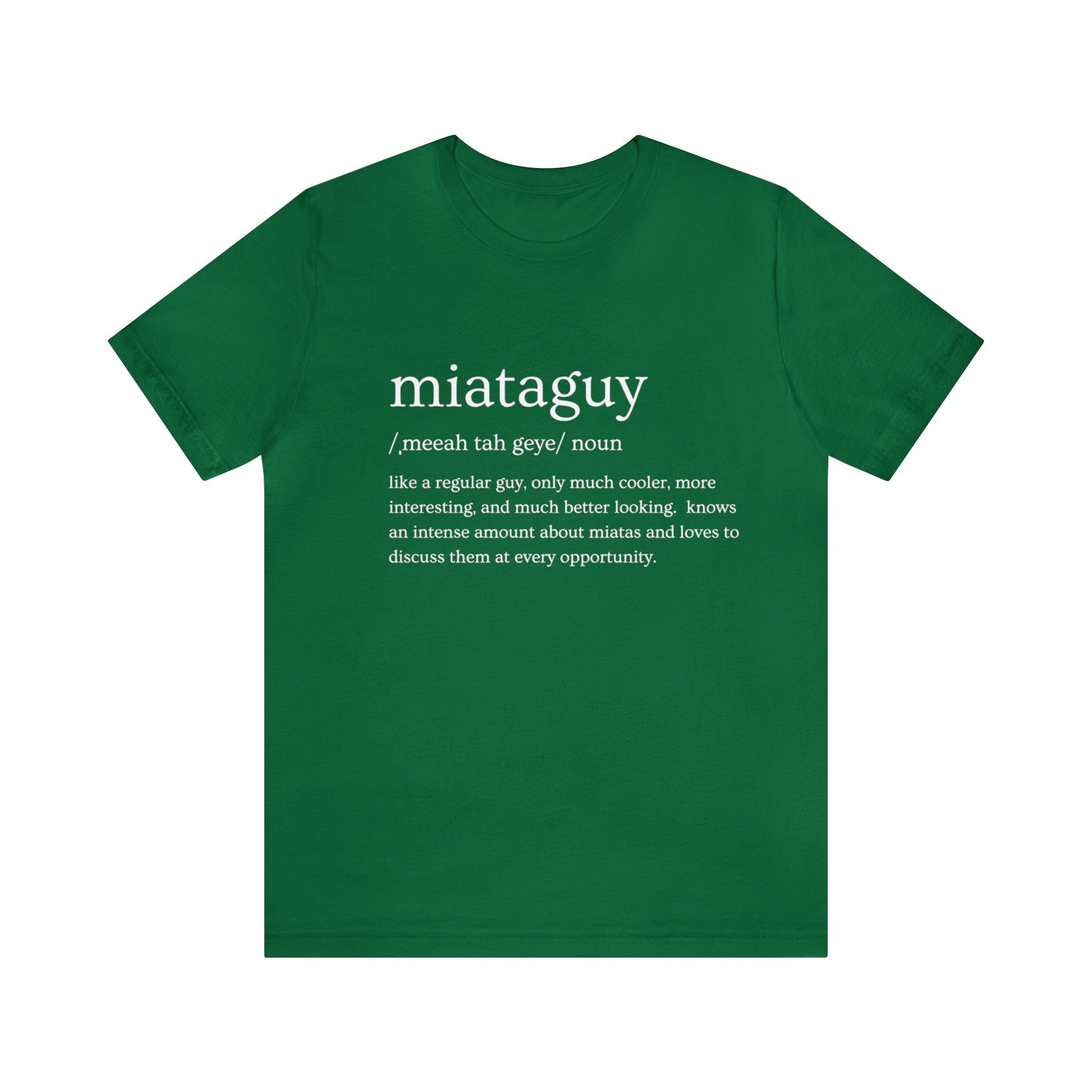 Miata Guy Defined Jersey Short Sleeve Tee - Etsy