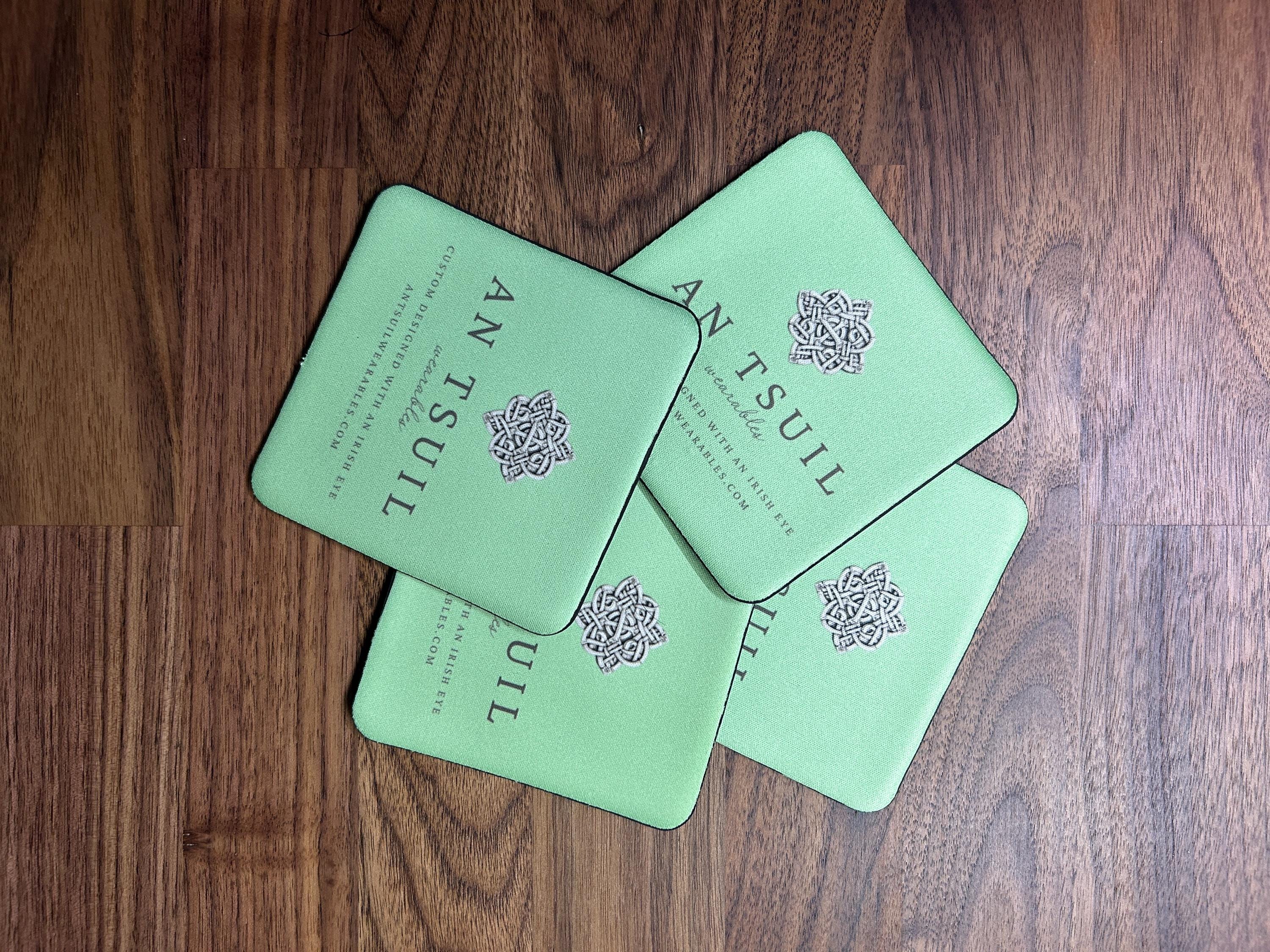 Custom Personalized Neoprene Coasters - Etsy