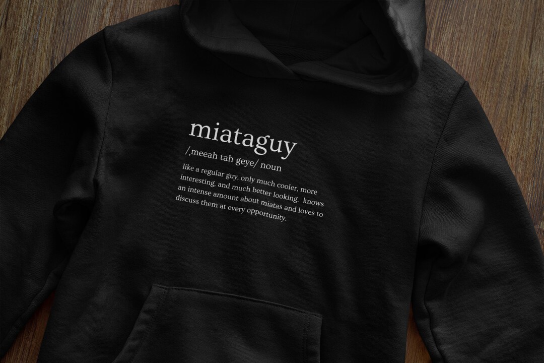 Miata Guy Defined Premium Fleece Hoodie - Etsy