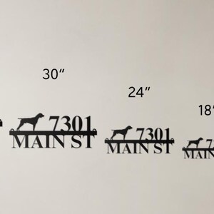 German Shorthaired Pointer GSP Dog Custom Metal Address Sign - Etsy