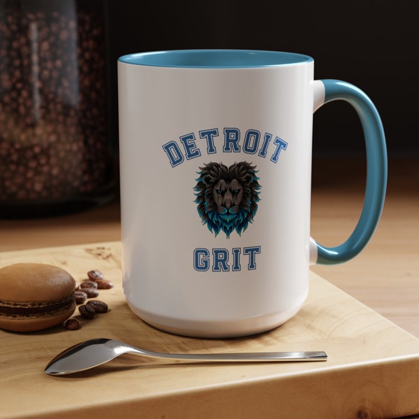 Detroit Lions Coffee Mugs - Etsy