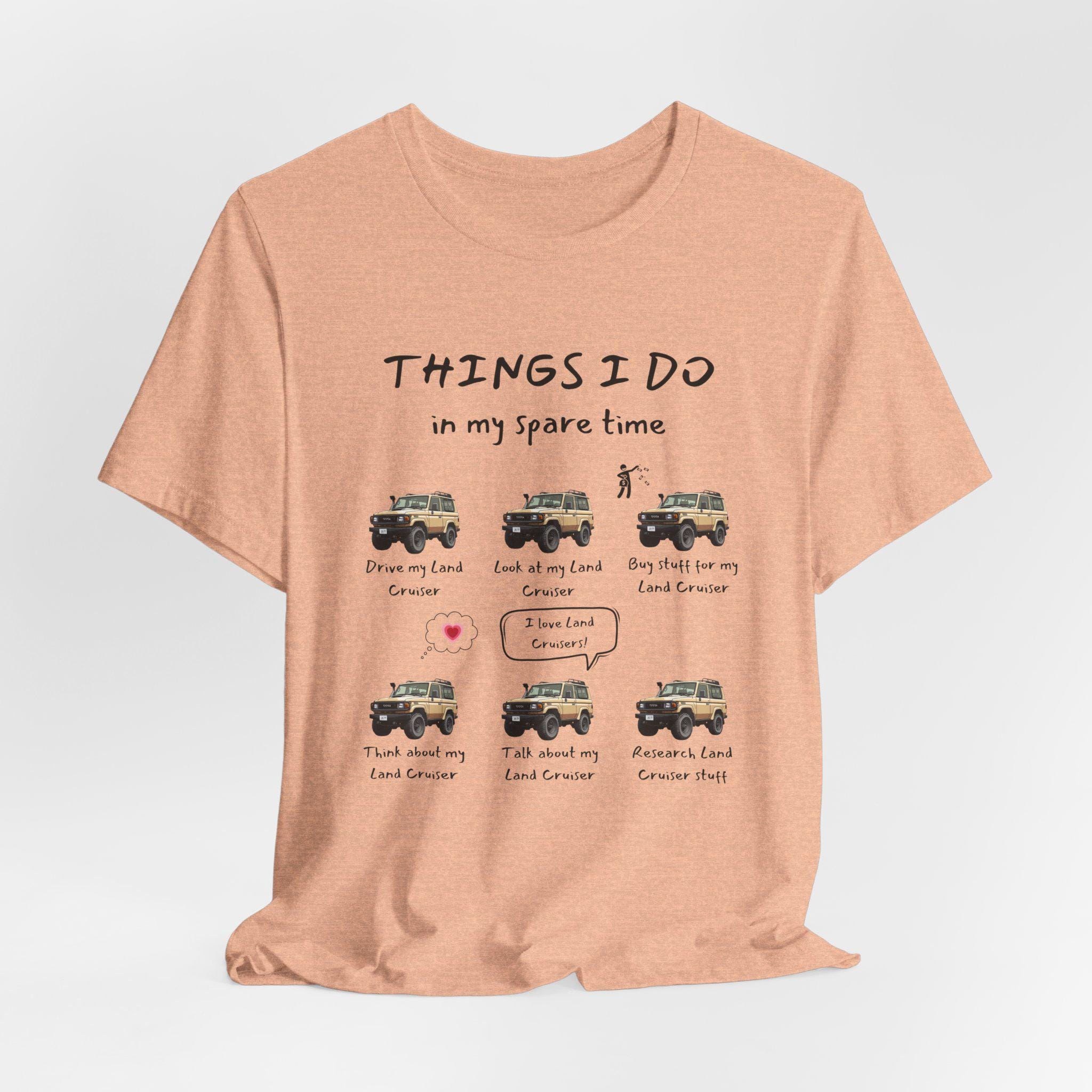 Land Cruiser Trucks in My Spare Time Jersey Short Sleeve Tee - Etsy