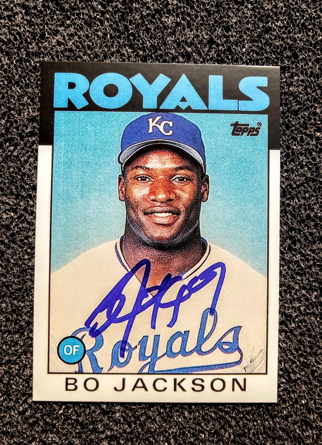 1986 Bo Jackson Autograph Rookie Card 50T. Novelty Card Replica Mint ...
