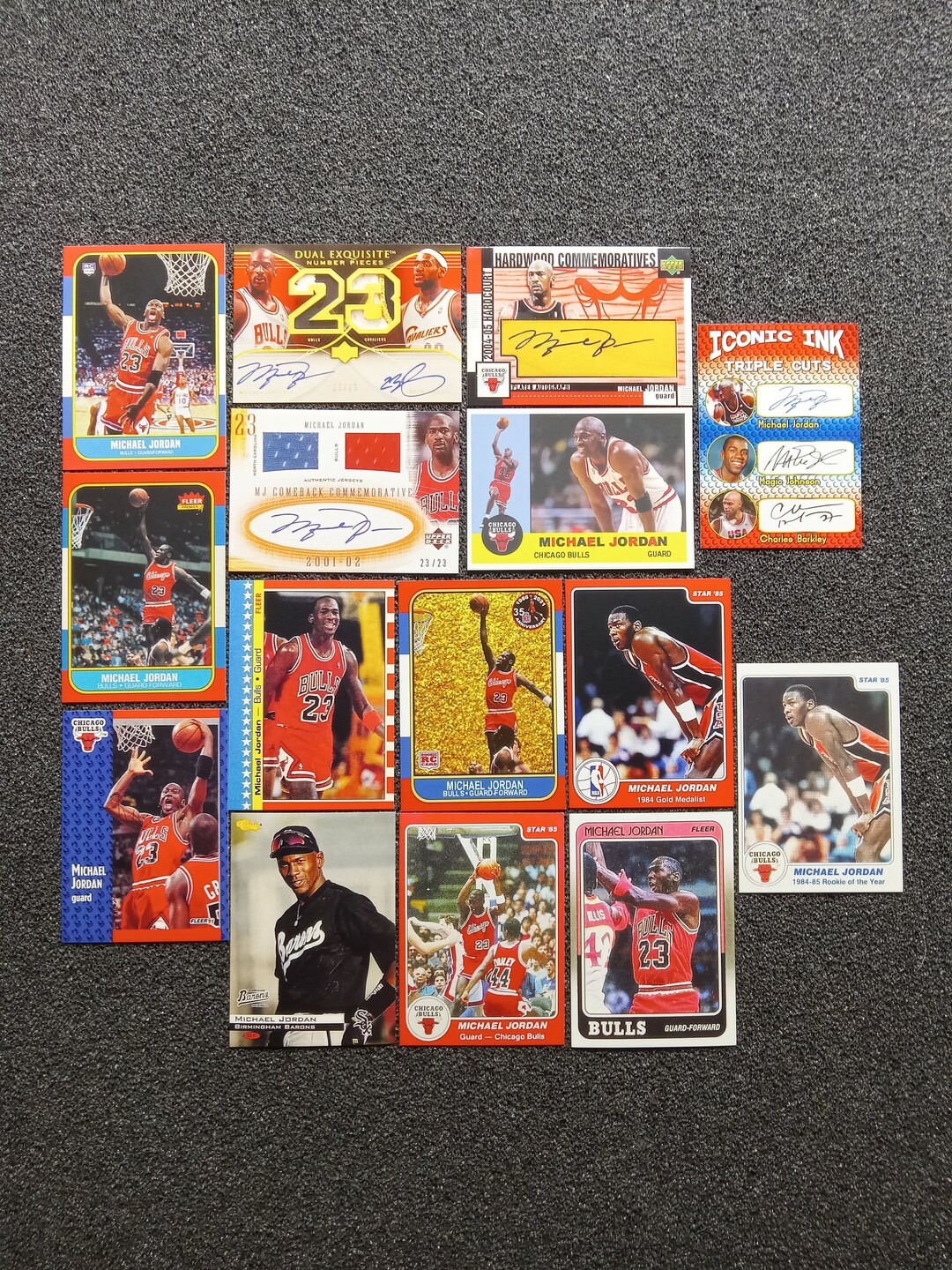 15 Different Michael Jordan Rookie Card Lot. Reprints Mint Condition - Etsy