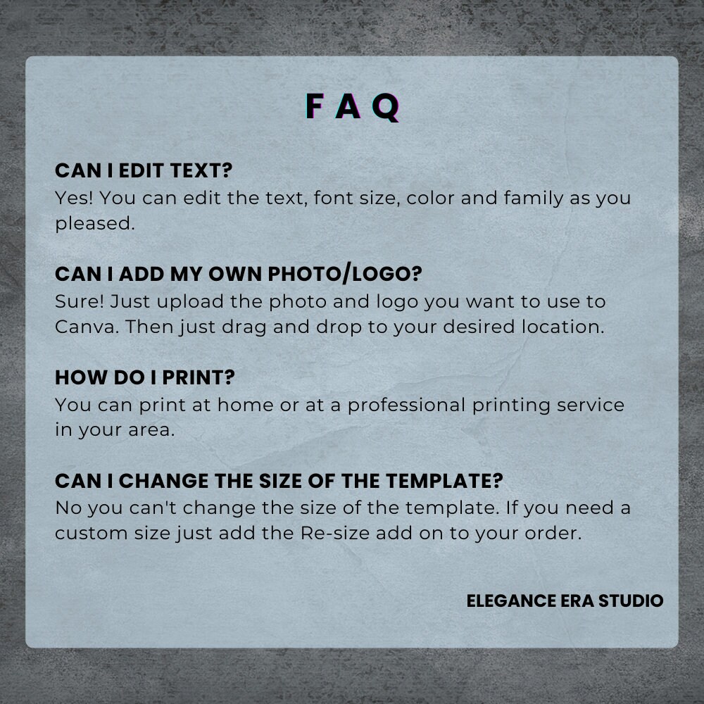 Custom Printable Virtual Tip Jar QR Code Sign Canva Template, Instant ...
