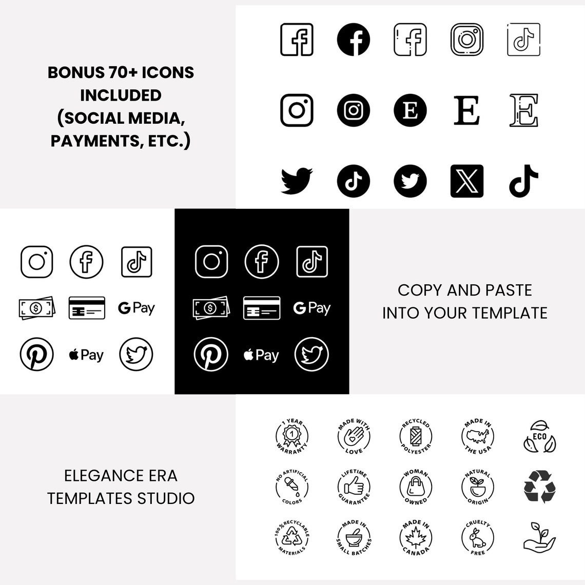 Custom Printable Virtual Tip Jar QR Code Sign Canva Template, Instant ...