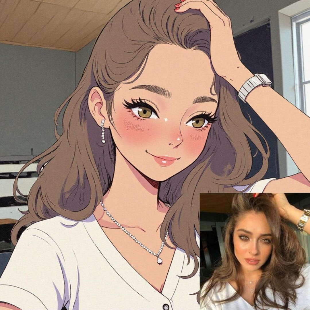 Let's Create Your Special Cartoon Avatar, Personalized Anime Portrait ...