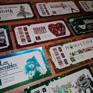 Personalised Foil Concert Tickets for Any Artist or Band - Ariana ...