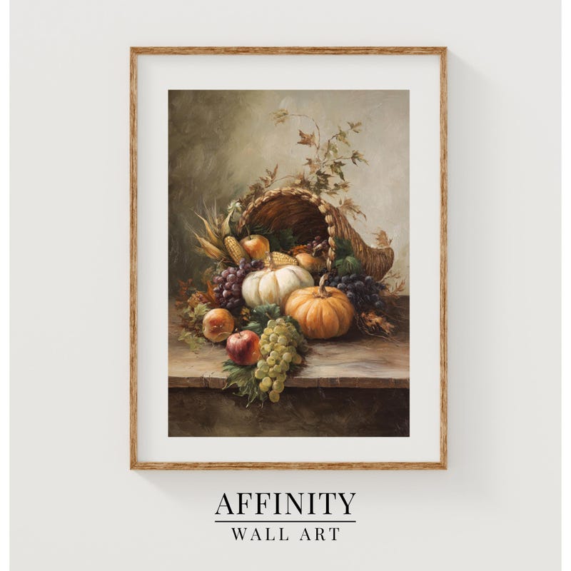 Cornucopia Still Life - Etsy
