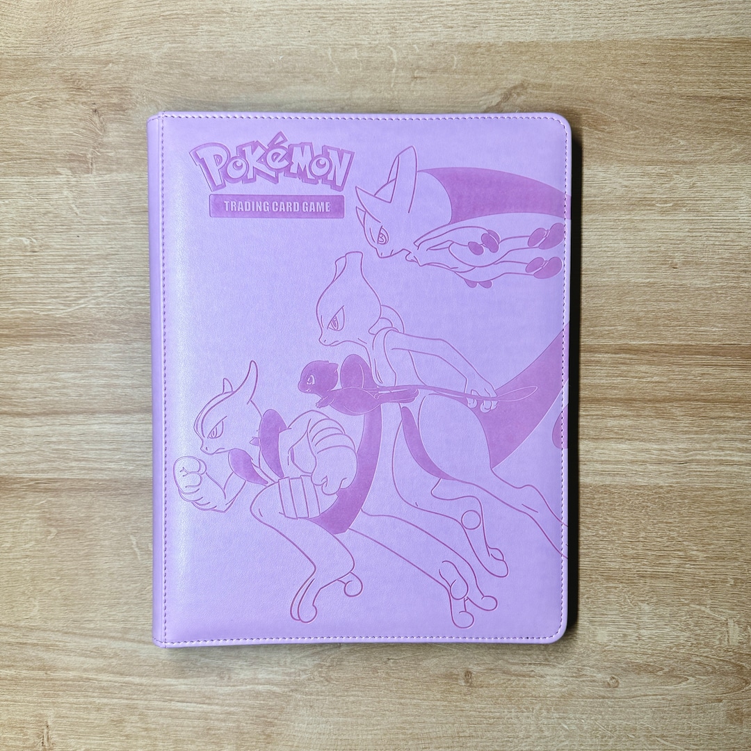 Pokemon TCG Card Binder mewtwo Edition - Etsy Canada