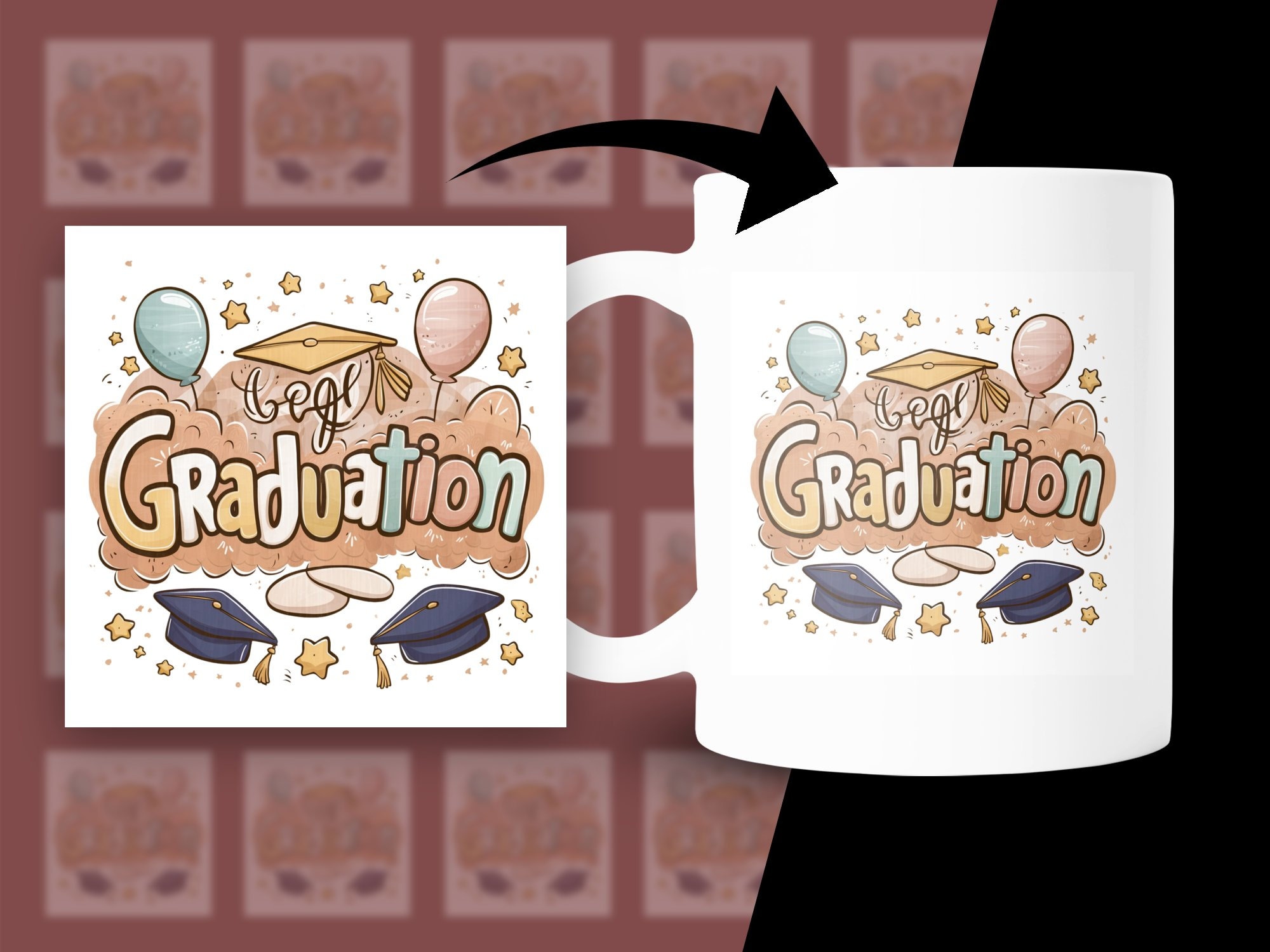 Graduation Png Graduation Svg Graduation Clipart Svg, Png, Jpg, Pdf ...