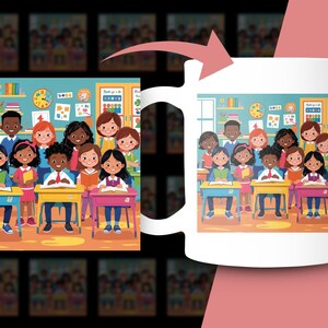 Back to School Clipart: Teacher & Student Illustrations (digital ...