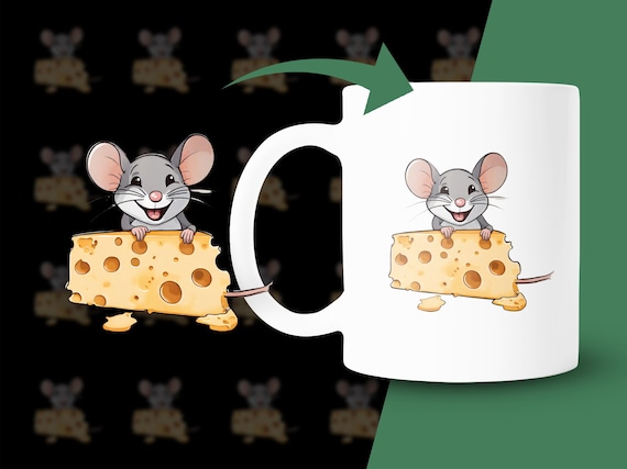 Schattige Muis Cartoon Kaas
