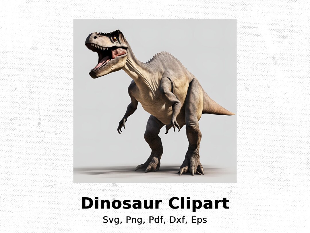 T-rex Dinosaur Clipart: Prehistoric Animal Art (digital Download) - Etsy