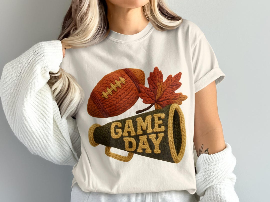 Game Day PNG, Football Png, Fall Leaf Png, Megaphone Png, Autumn Png ...
