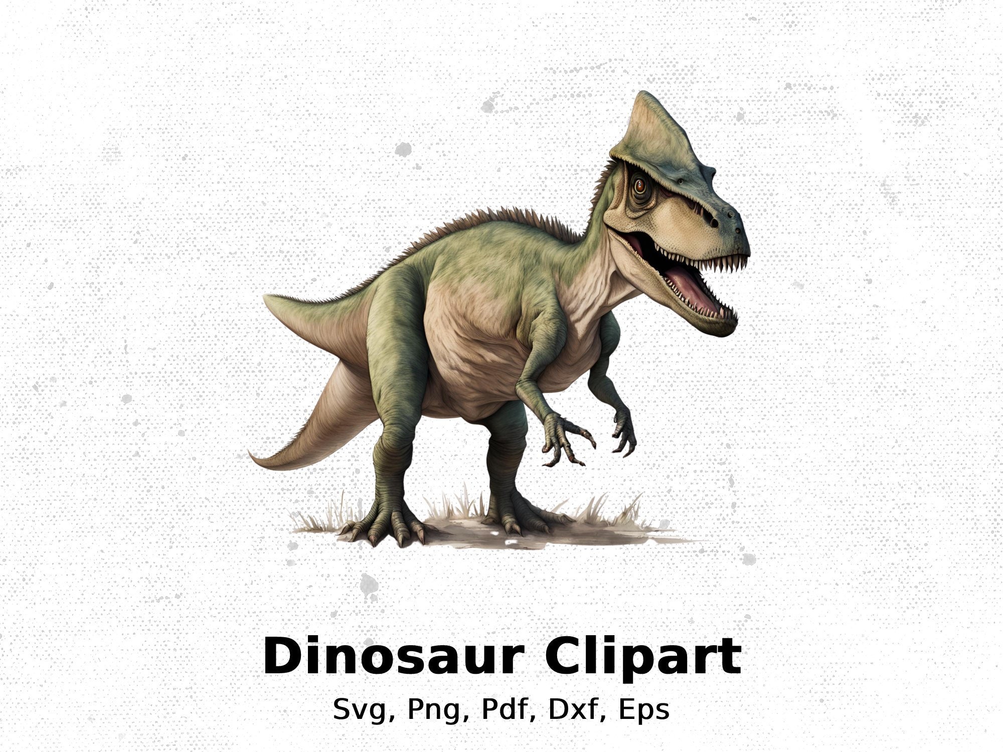 Dinosaur Clipart, T-rex Illustration, Digital Download, Svg, Png, Pdf ...