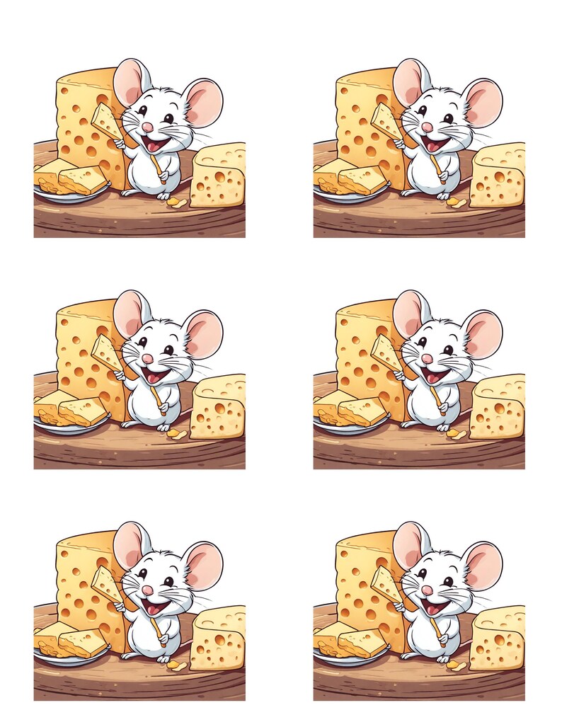 Funny Laughing Mouse Cheese Svg, Png, Jpg, Pdf, Eps, Dxf Digital ...