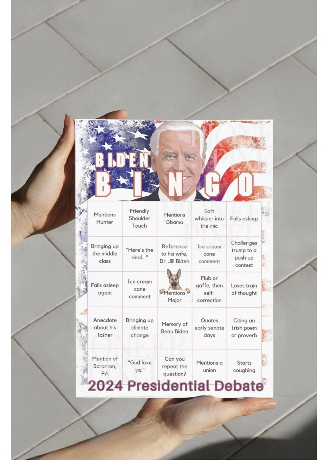 Biden Bingo Card, 2024 Presidential Debate, Election Debate, Election ...