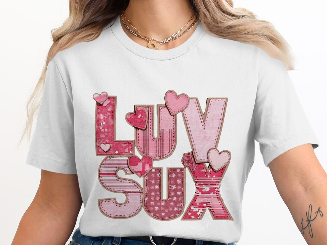 Luv Sux PNG, Anti-valentine Sublimation Design (digital Download) - Etsy