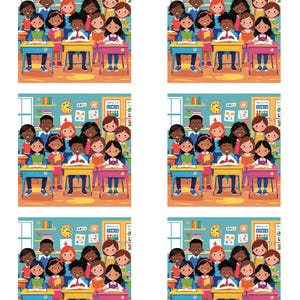 Back to School Clipart: Teacher & Student Illustrations (digital ...