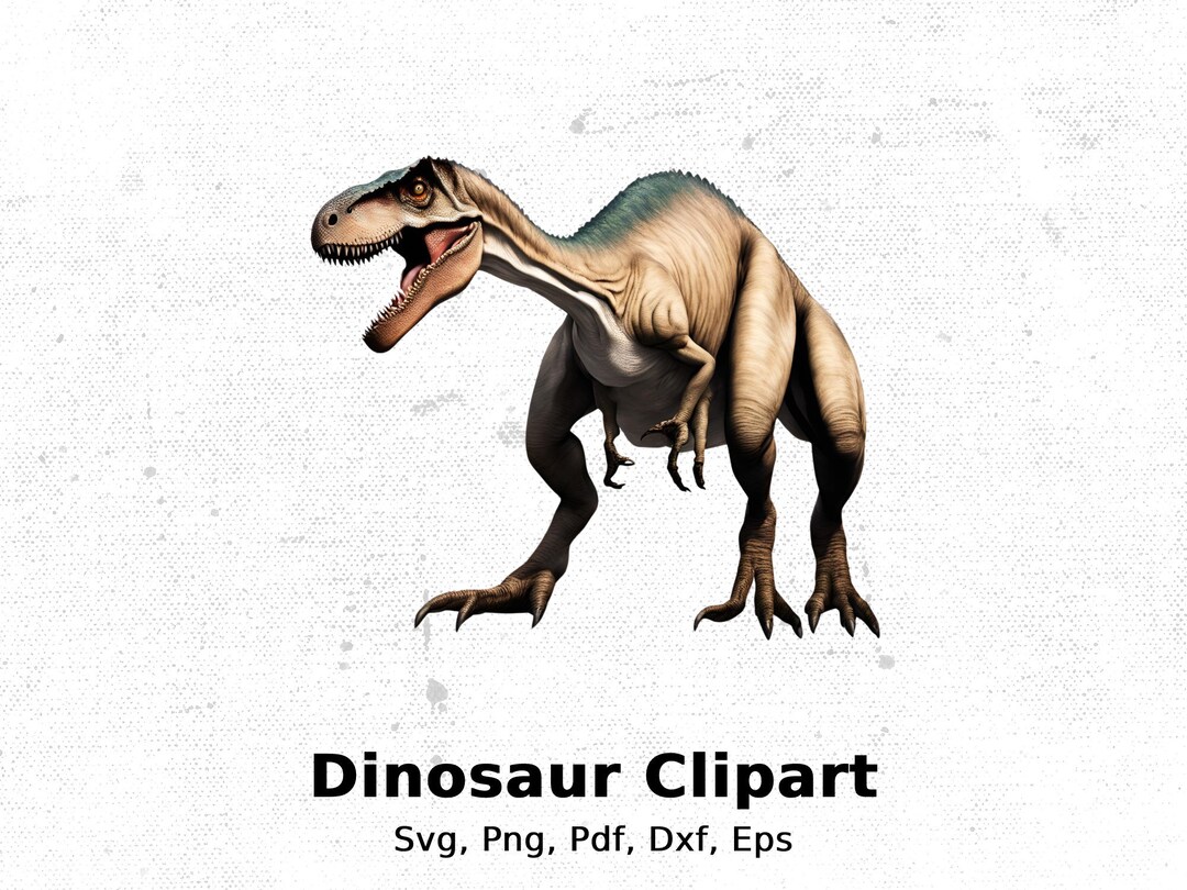 Dinosaur Clipart Svg Png Pdf Dxf Eps Digital Download Jurassic Park ...