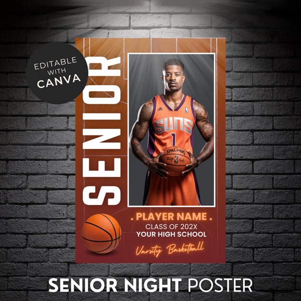 Basketball Senior Night Posters - Etsy