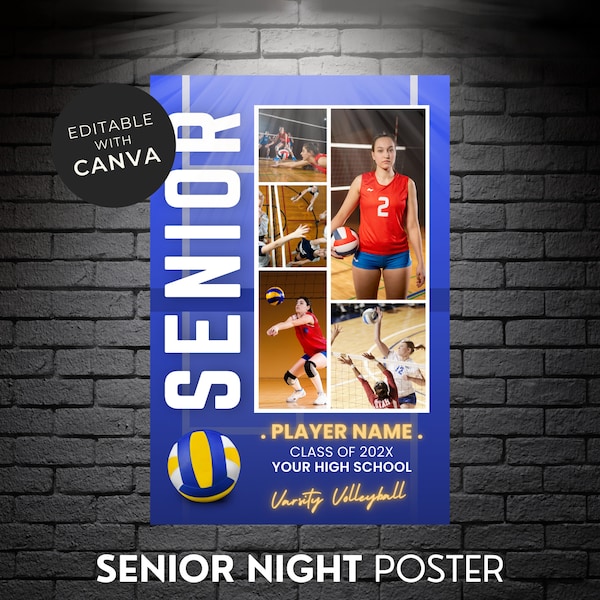 Volleyball Senior Night - Etsy