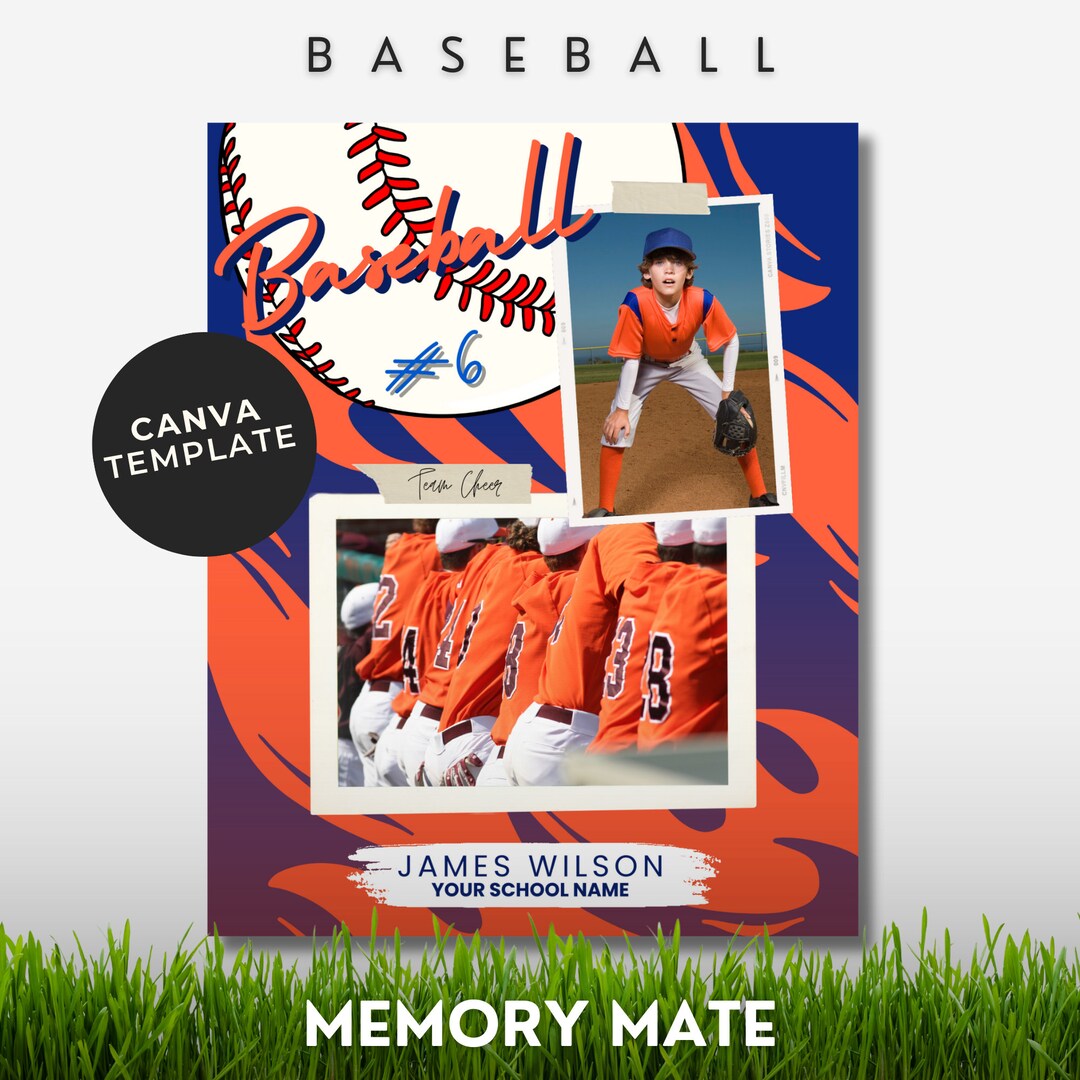 Baseball Memory Mate Template Sport Mate Baseball Sport Team Memory ...